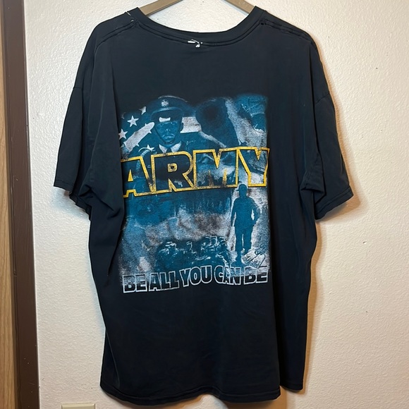 Jerzees | Shirts | Vintage Distressed Oversized Us Army Tshirt | Poshmark